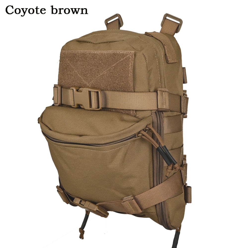 Tactical MOLLE Mini Hydration Water Bladder Carrier Attachment Pack ...